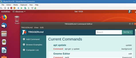 No Tray Icon On Ubuntu 1804 Cant Add Triggers Triggercmd Forum