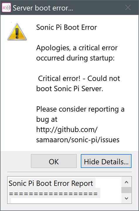Installsetup Bug · Issue 2071 · Sonic Pi Netsonic Pi · Github