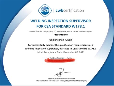 Unni Krishnan On Linkedin Weldinginspectionsupervisor 13 Comments