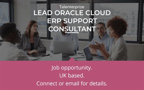 Talenterprize On Linkedin Oracle Oraclejobs Oraclecloud Oracleerp Cloud