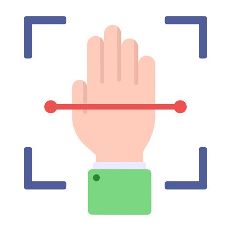 Trendy Vector Design Of Hand Scanning 8544365 Vector Art At Vecteezy