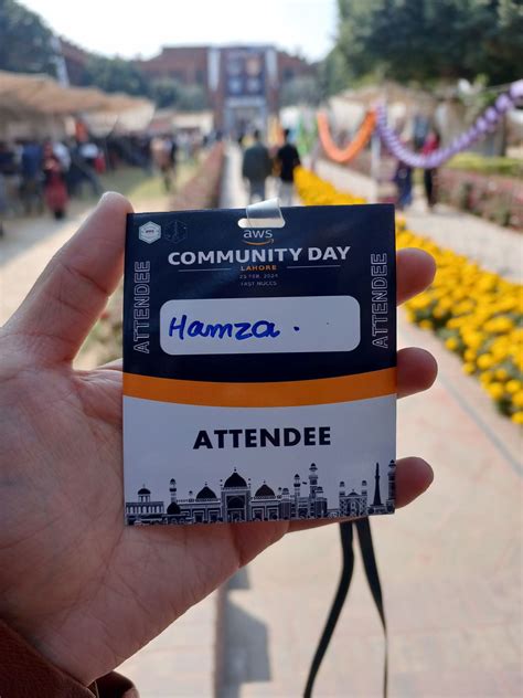 Hamza Mushtaq On Linkedin Awscommunityday Cloudcomputing Lahore Awscommunitydaylahore