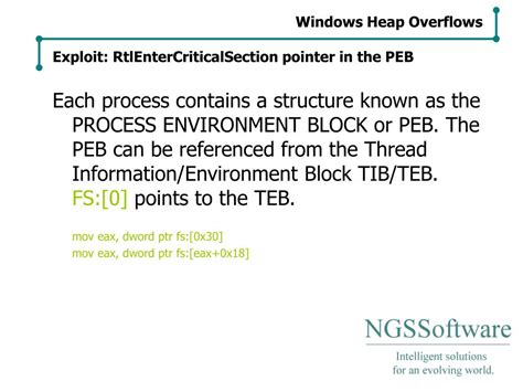 Ppt Windows Heap Overflows Powerpoint Presentation Free Download Id310147