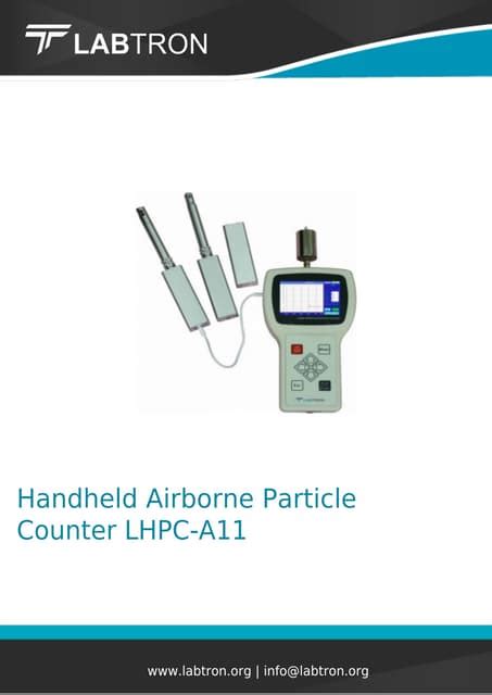Handheld Airborne Particle Counter Pdf
