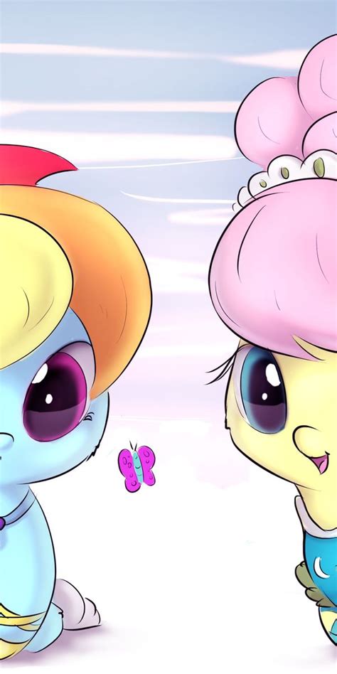 Обои на рабочий стол Милые Телешоу Чиби Мой Маленький Пони Мой Маленький Пони Дружба Это