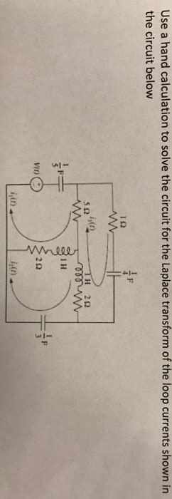 Solved Use A Hand Calculation To Solve The Circuit For The