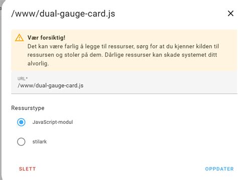 Problem Adding Custom Card To Lovelace Frontend Home Assistant