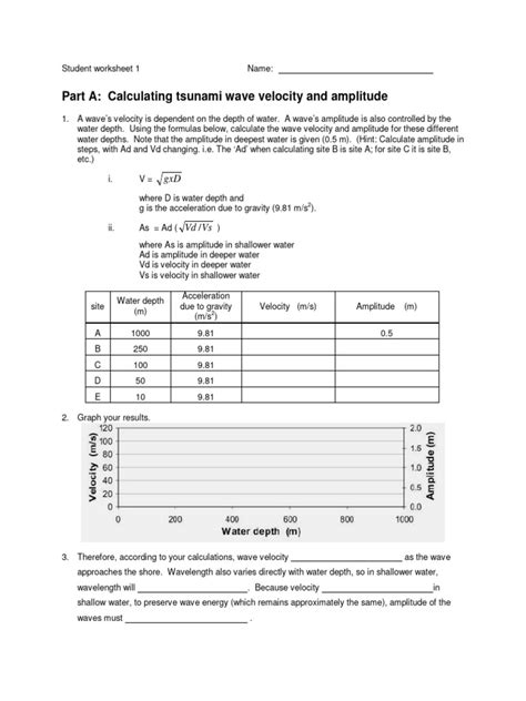 Enrich Calculation Of Wave Speed Pdf Tsunami Velocity