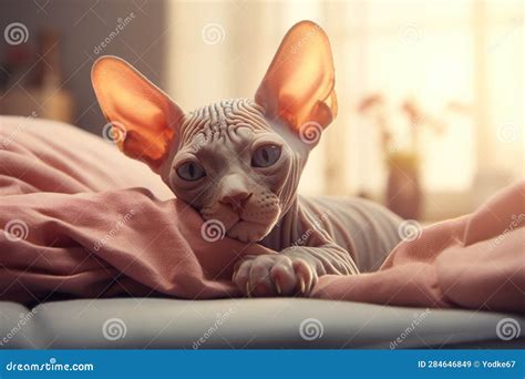 Cute Sphynx Kitty Clipart For Coloring Page And Illustration Happy