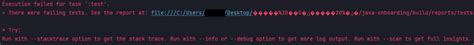 Intellij Execution Failed For Task Test 오류