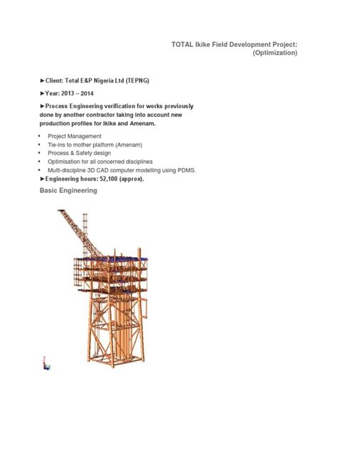 Total Ikike Field Development Project Pdf Natural Gas Industries