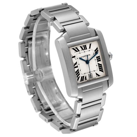 Buy Watch Cartier Tank Francaise Stainless Steel W51002q3 Swisswatchexpo