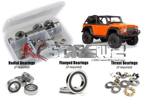 Axi010r Rubber Shielded Bearing Kit For The Axial SCX10 Dingo 90021 RCScrewZ Hobbies