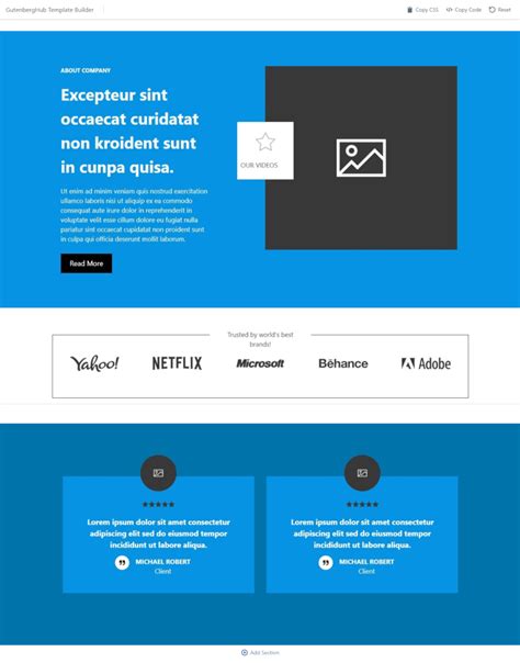 Gutenberg Hub Launches Online Block Template Builder Wp Tavern