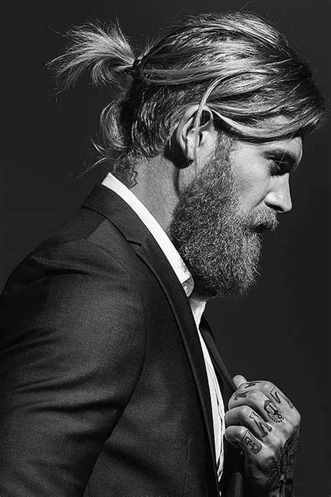 Man Ponytail And Full Gallery Of The Most Picturesque Styles