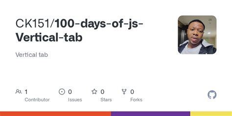 Github Ck151100 Days Of Js Vertical Tab Vertical Tab