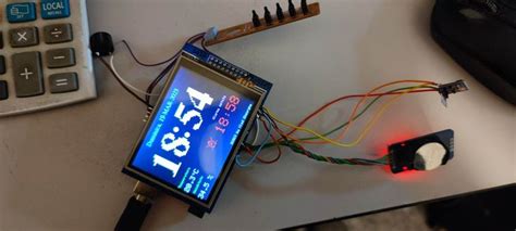 Alarm Clock With Arduino Uno Hx8347 Gy21 Arduino Arduino Projects