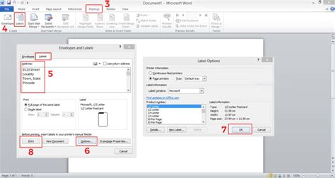How To Create And Print Labels In Word Crazy Tech Tricks