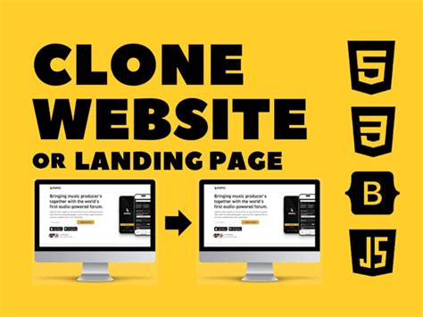 Clone Website Or Landing Page Html Css Bootstrap By Jionshah Fiverr