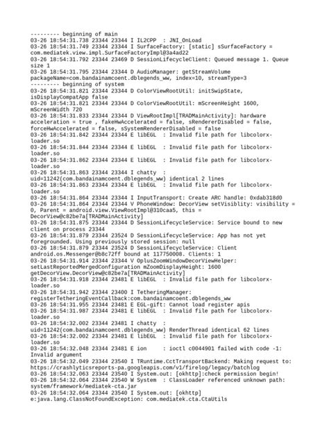 Mod Menu Log Com Bandainamcoent Dblegends Ww Pdf