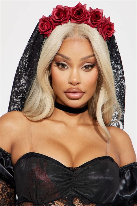Heartbreak Bride 4 Piece Costume Set Black Fashion Nova