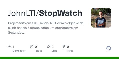 Github Johnlti Stopwatch