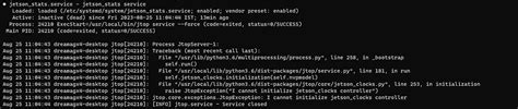 Jtop Service Suddenly Stops Jetson Agx Xavier Nvidia Developer Forums