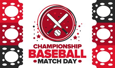 야구 경기의 날 3월 정규 시즌 경기 야구 리그 팀 경쟁 및 챔피언십 야구 방망이와 공 미국에서 스포츠 파티 프로 토너먼트 스포츠 벡터 포스터 Championship에 대한