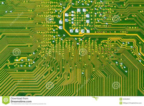 Pcb Motherboard Stock Image Image Of Communication Chip