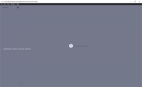 Lockfileex Failed Error When Opening Realm On Windows Via Wsl · Issue 1477 · Realmrealm