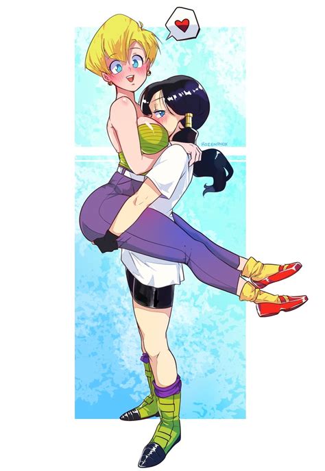 Videl And Erasa Dragon Ball And 1 More Drawn By Puffphox Danbooru