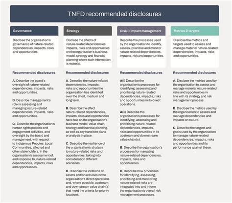 Recommendations Of The Tnfd Tnfd Recommendations Of The Tnfd Tnfd