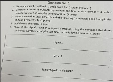 Solved Question No 1 1 Your Code Must Be Written In A