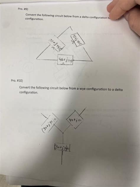 Solved Convert The Following Circuit Below From A Delta Chegg