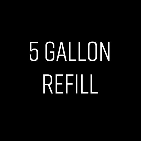 5 Gallon Refill Crossfit Project Fitness