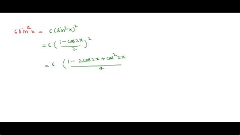 Use The Power Reducing Formulas To Rewrite Each Expression As An