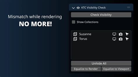 Visibility Check — Blender Extensions