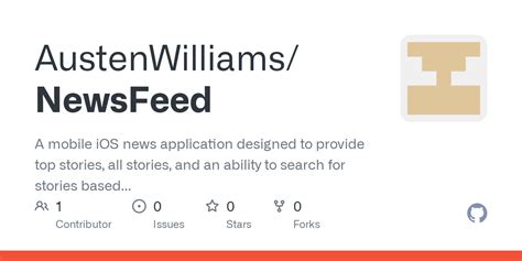 github austenwilliams newsfeed a mobile ios news application designed to provide top stories