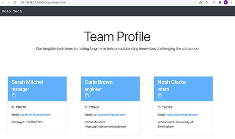 team profile generator building a node js command line application that takes in information