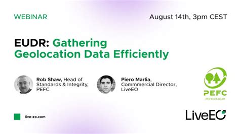 Muhammad Hasif Azizan On Linkedin Dont Miss Out Pefc Webinar Eudr Gathering Geolocation Data