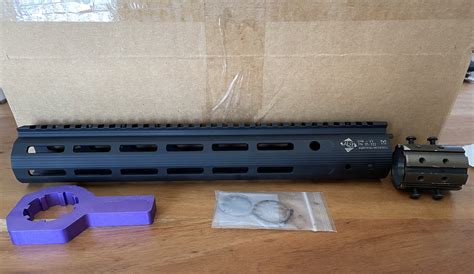 Sold Black Alg Defense Emr Ergonomic Modular Rail V3 Mlok 13 Used