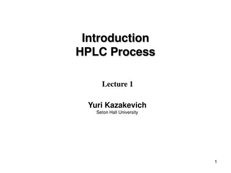PPT Introduction HPLC Process PowerPoint Presentation Free Download ID 1210398