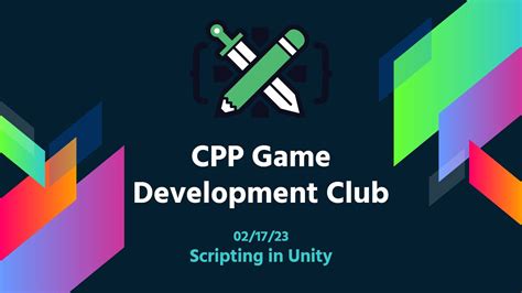 Unity Scripting Workshop 2172023 Youtube