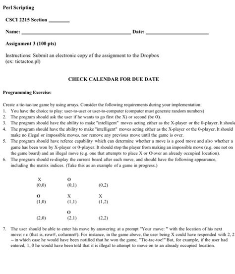 Solved Perl Seripting Csci 2215 Section Name Date