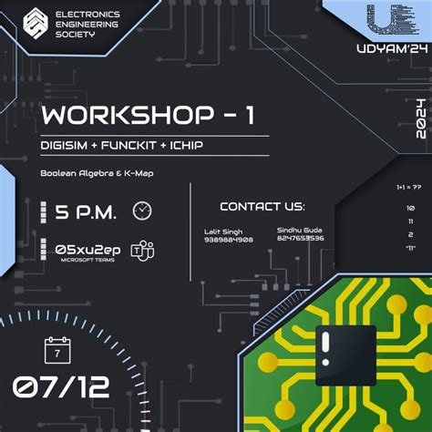 Udyam Ees Workshops Electronicsengineering Electronics Engineering Ees Iitbhu