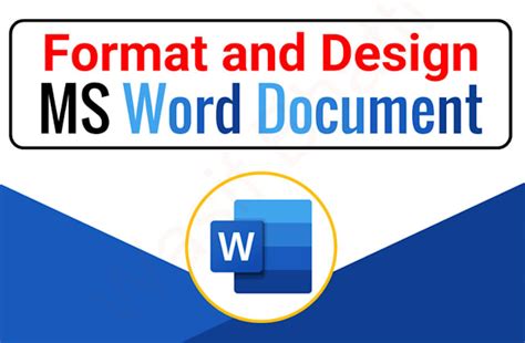 Create Edit Format And Design Your Microsoft Word Document By Raufmohall Fiverr