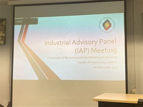 Ir Ts Aizuddin Mufid On Linkedin Bismillah Attending My Very 1st Meeting As Industrial