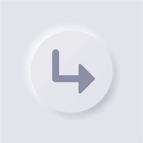 Arrow Icon White Neumorphism Soft Ui Design For Web Design Application Ui And More Button