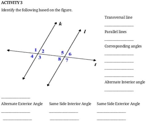 Solved Activity 3 Identify The Following Based On The Figure