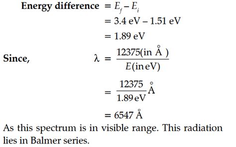 The Ground State Energy Of Hydrogen Atom Is 13 6 Ev If An Electron